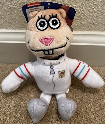 Nickelodeon SpongeBob SANDY CHEEKS 6” Plush Stuffed Animal Pet Toy | eBay
