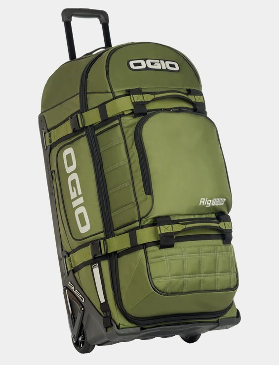 NEW OGIO RIG 9800 GEAR BAG DUFFLE ROLLING TRAVEL BAG, GREEN 801000-04 ...