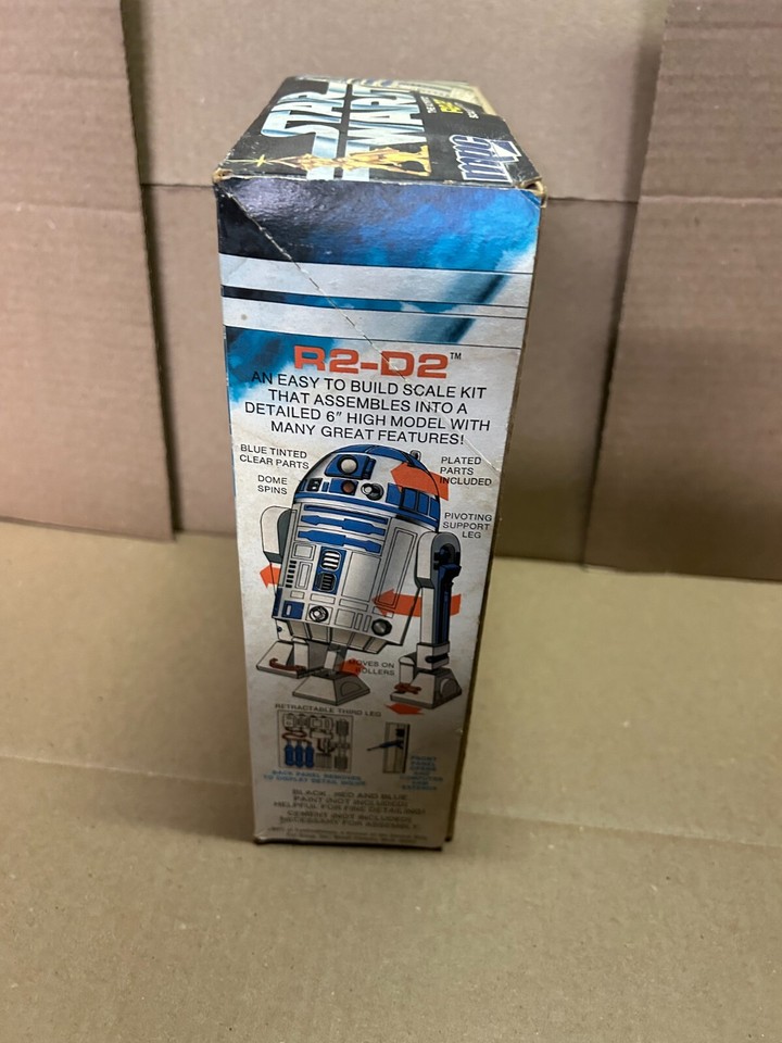 Vintage 1977 Star Wars MPC R2-D2 Model Kit Unbuilt Complete | eBay