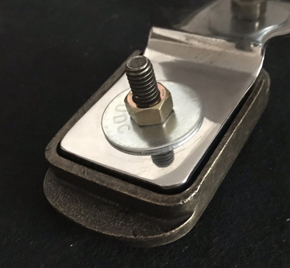 BRASS HARLEY BOBBER CHOPPER [ OH !!! SH T ]BRAKE PEDAL COVER DYNA ...