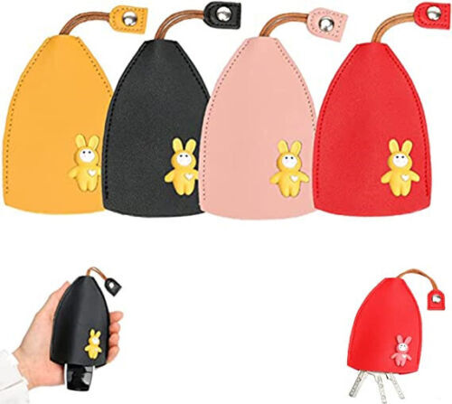 PU Leather Creative Pull Out Cute Large Capacity Car Key Case,Car ...