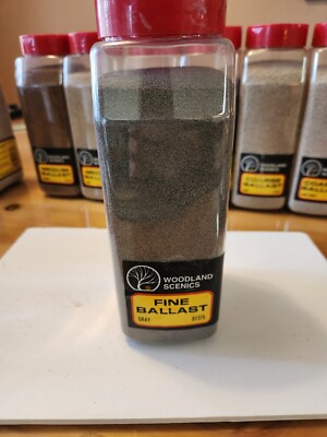 Woodland Scenics Fine Ballast Gray B1375 Model RR Scenery Shaker 50 Cu ...