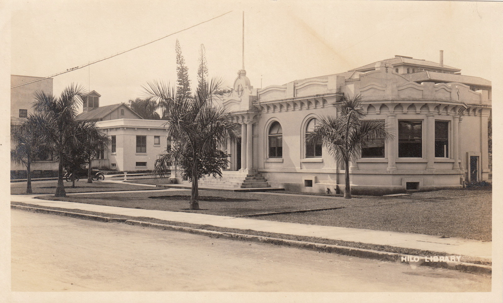 EARLY HILO LIBRARY ~ HILO HAWAII ~ c. - 1920 | eBay