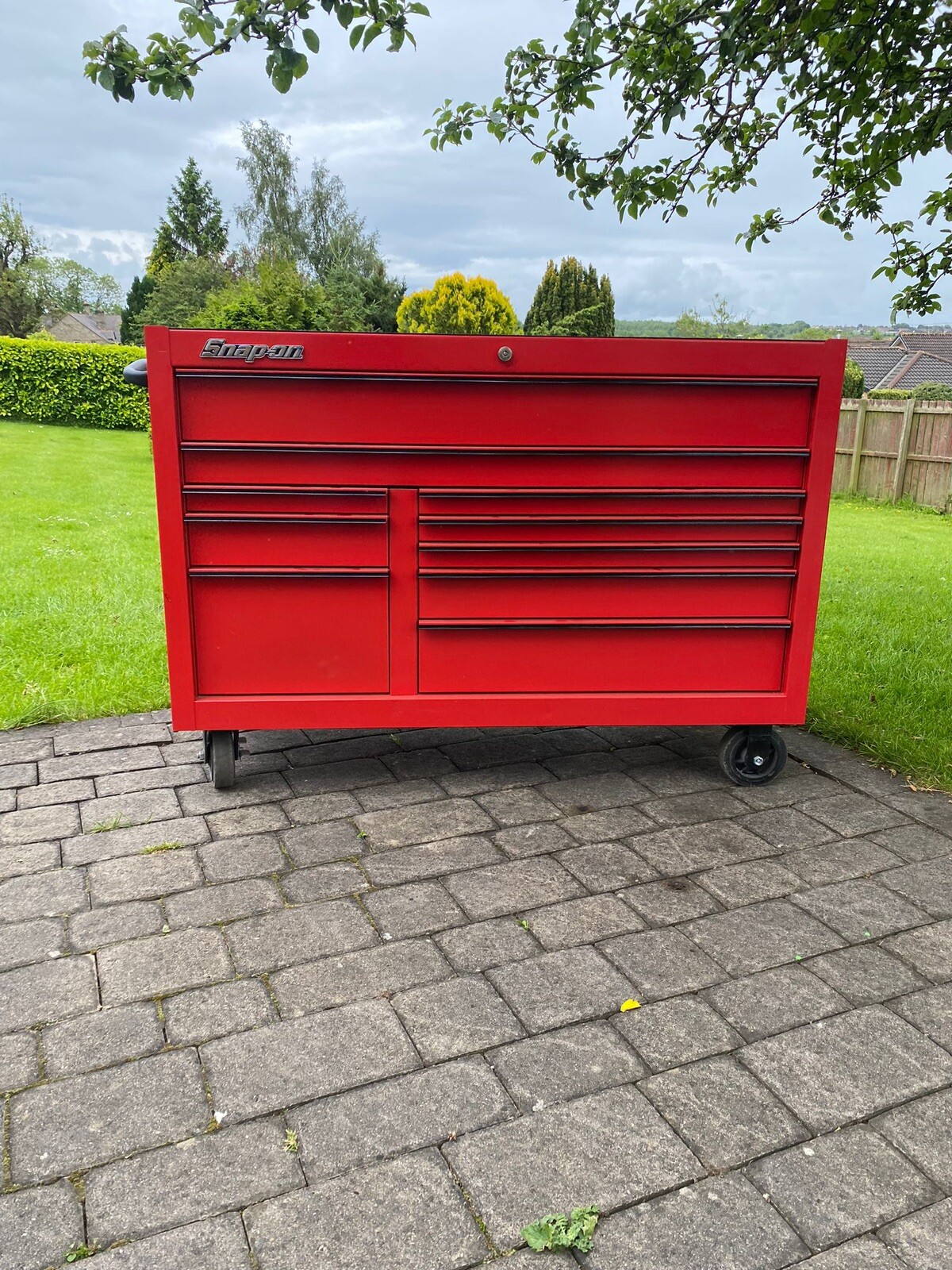 Snap On Tool Box 55” KRA Roll Cab Bottom Box Red With Key | eBay