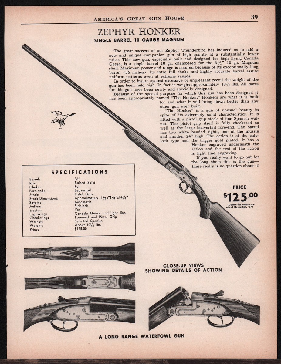 10 Gauge Shotgun Single Shot