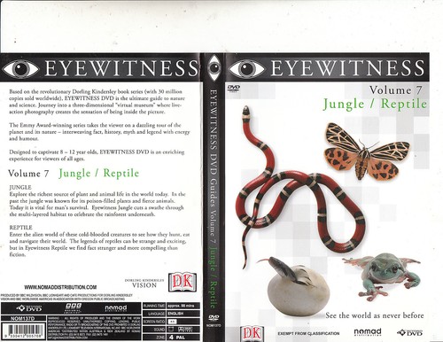Eyewitness DVD Guides Volume 7-Jungle / Reptile-[98 Minutes]-Nature-DVD ...