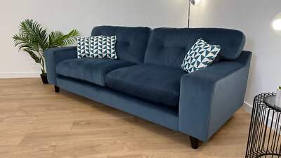 Java 4 Seater - Fabric Sofa - | eBay UK
