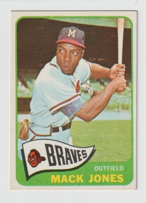 Mack Jones - 1965 Topps Baseball Card #241 - Milwaukee Braves | eBay
