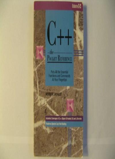 C++: The Pocket Reference by Herbert Schildt (Paperback, 1992) for sale ...