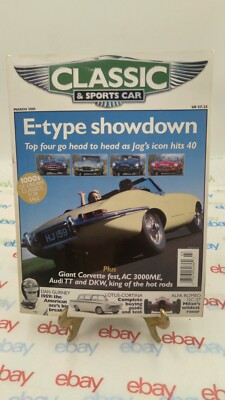 Classic And Sportscar Magazine MARCH 2001 JAGUAR E TYPE SHOOTOUT | eBay