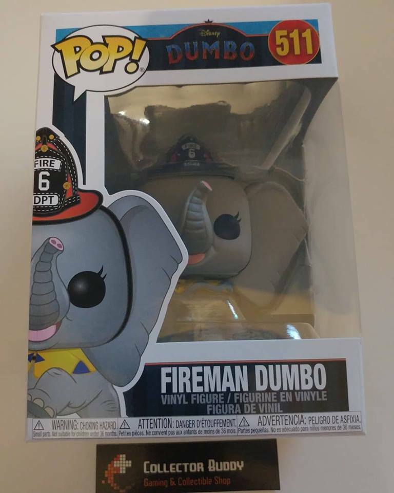 Funko Pop! Disney 511 Dumbo Fireman Fire Man Pop Vinyl Figure FU34216 ...