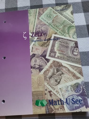 Math U See - ZETA Test Booklet - Decimals & Percents - Steven P. Demme ...