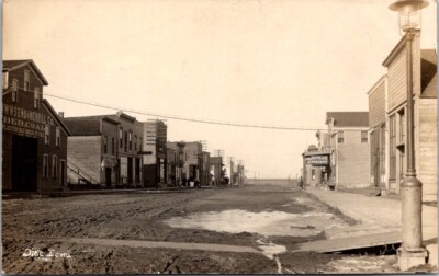 Vintage Postcard RPPC Main Street Dike Grundy County Iowa B9 | eBay