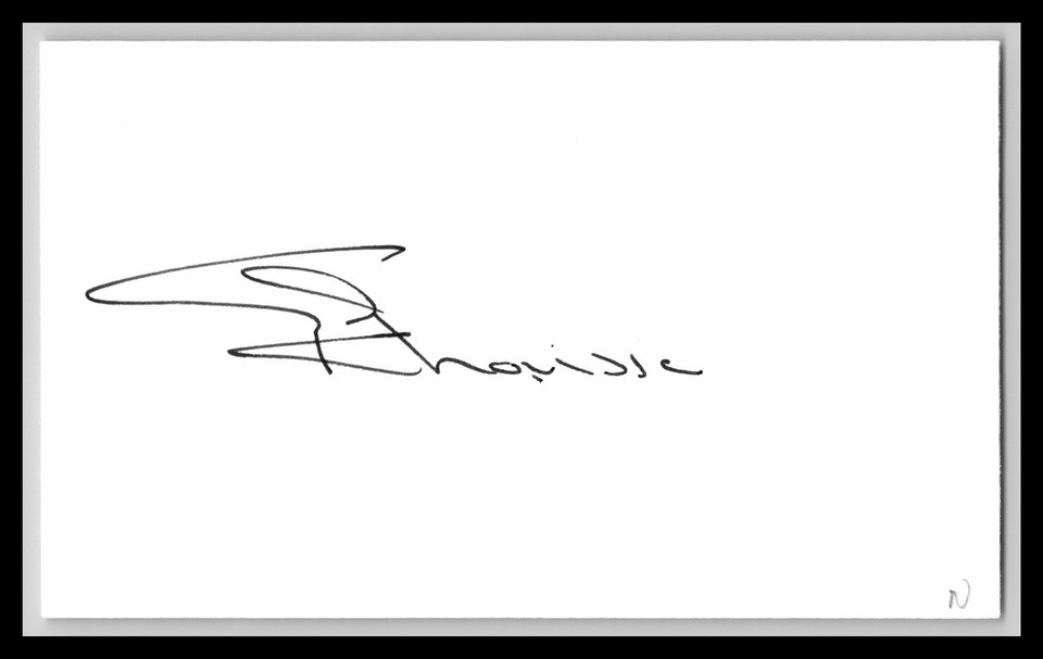 Cyd Charisse - Actress - 3x5 Card - Signed / Autograph (n) | eBay