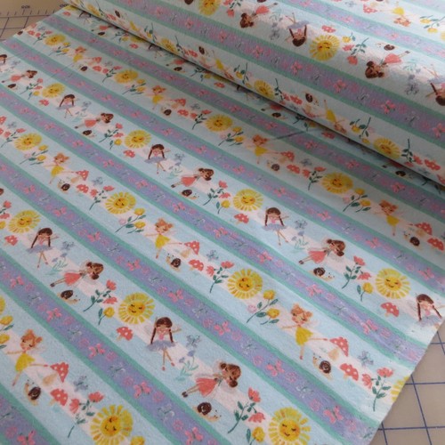 By The Yard, Pixie Stripe, Cotton FLANNEL, $3.99 Ships ANY Amount Of ...