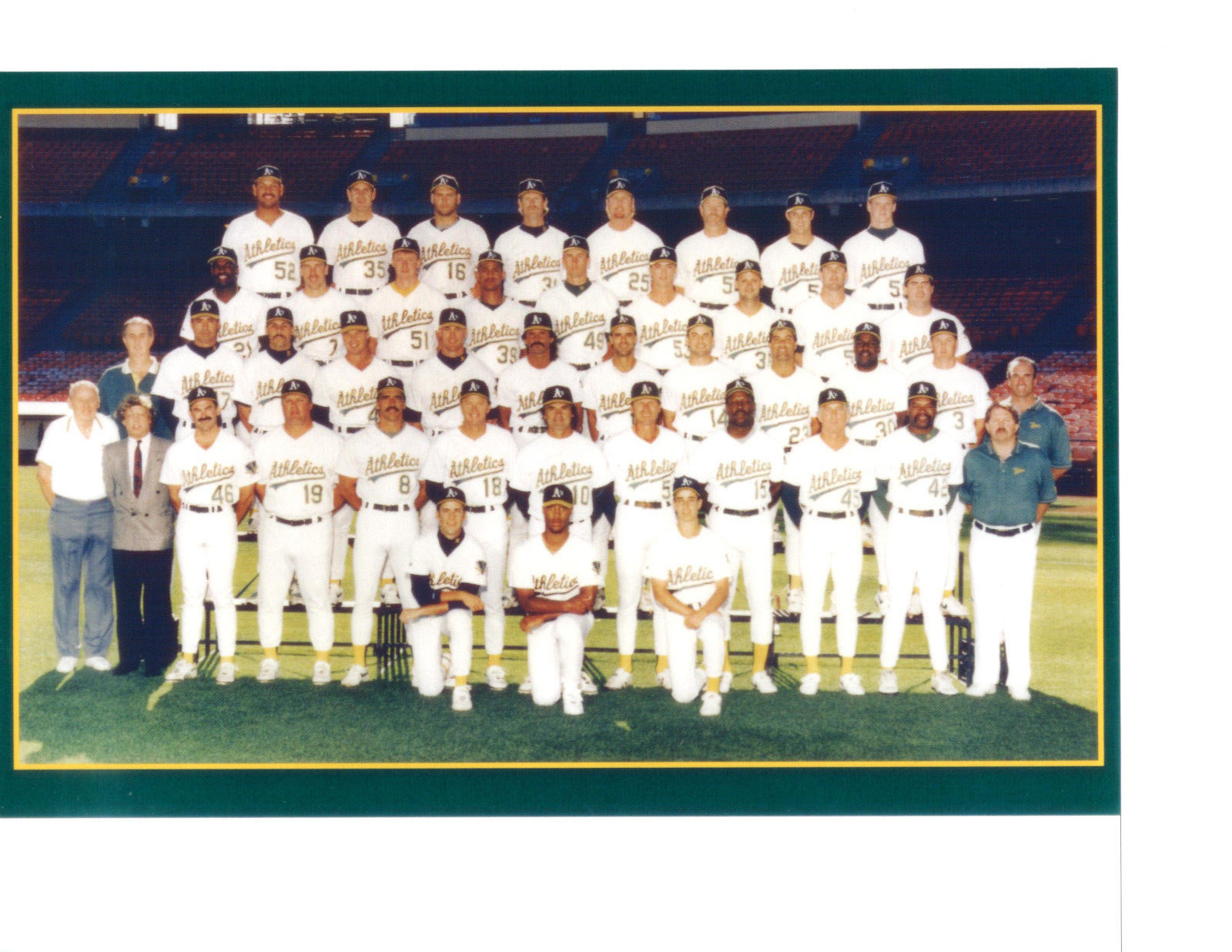 1993 OAKLAND ATHLETICS A'S 8X10 TEAM PHOTO BASEBALL | eBay