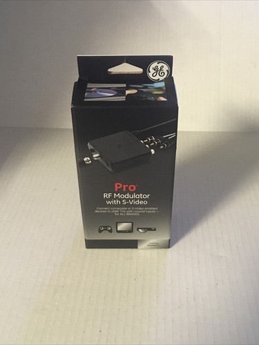 NEW GE Pro RF Modulator with S-Video For All Brands #38806 | eBay