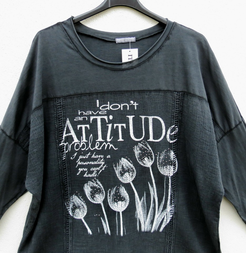 NEU Italy Moda Tunika Tunic Tunique Shirt XL 48 50 Lagenlook | eBay