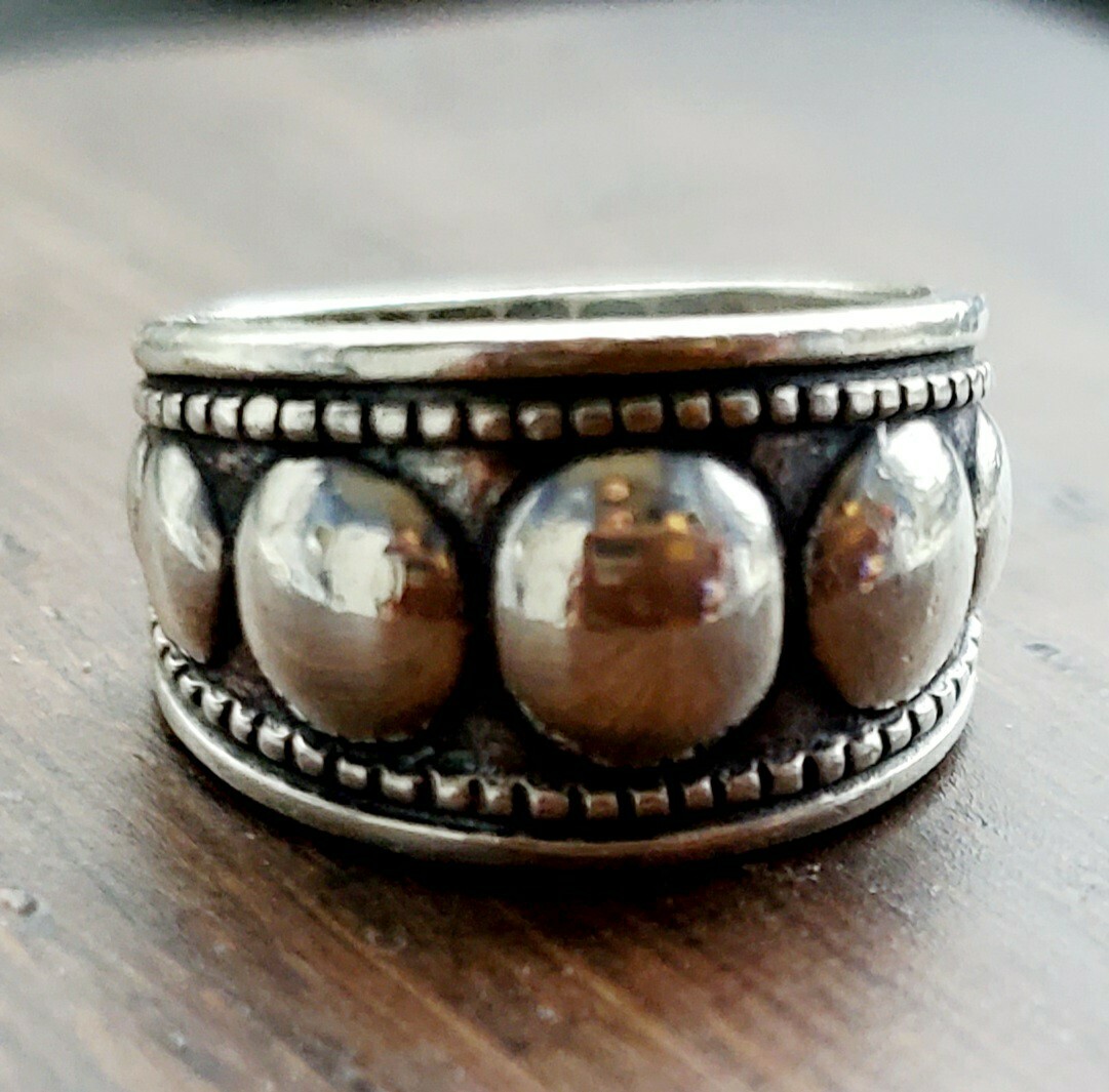 Retired James Avery Graduated Bead Ring Vintage Size … - Gem