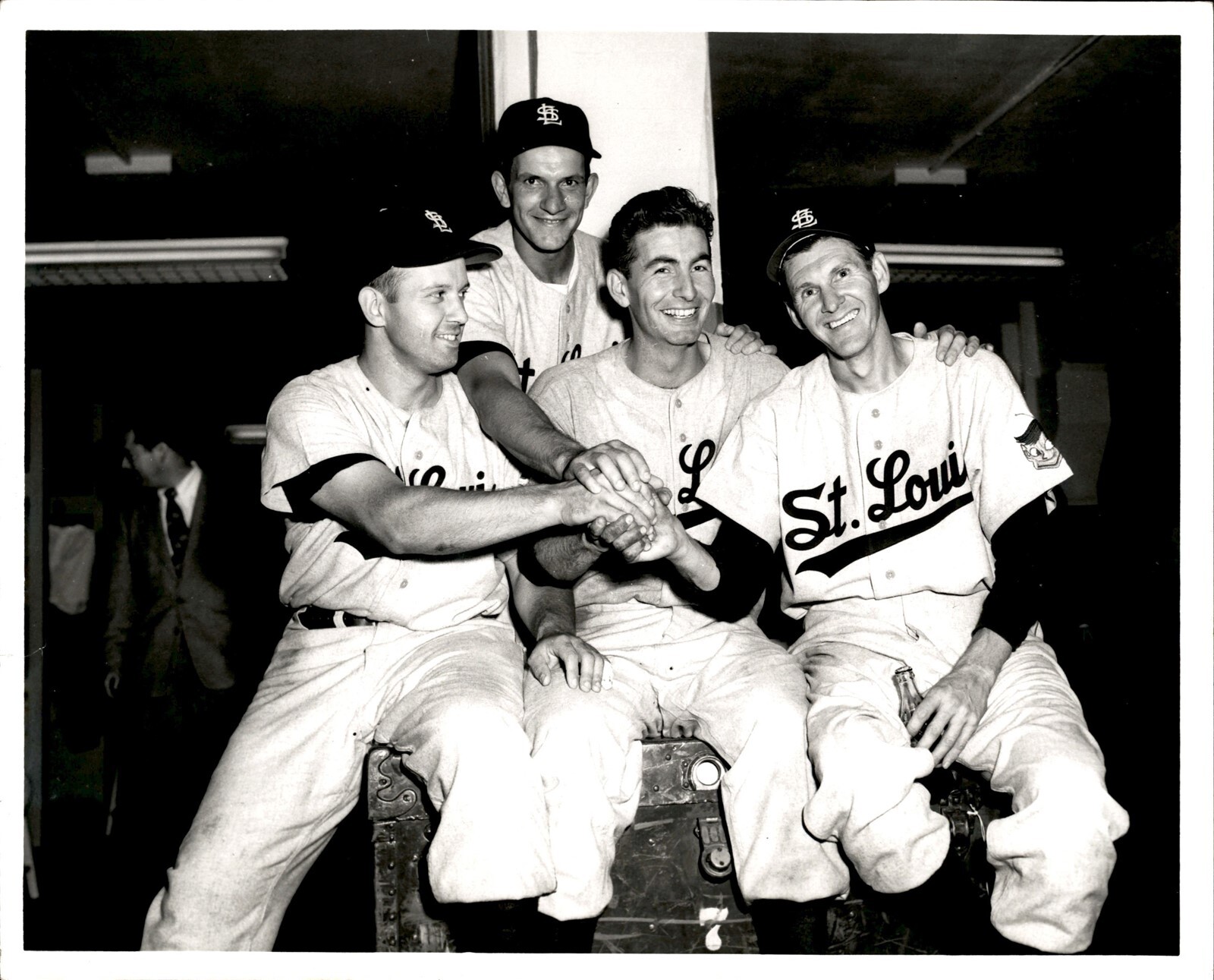 PF5 2nd Gen Photo 1953 ST LOUIS BROWNS VIC WERTZ JOHNNY GROTH MARTY ...