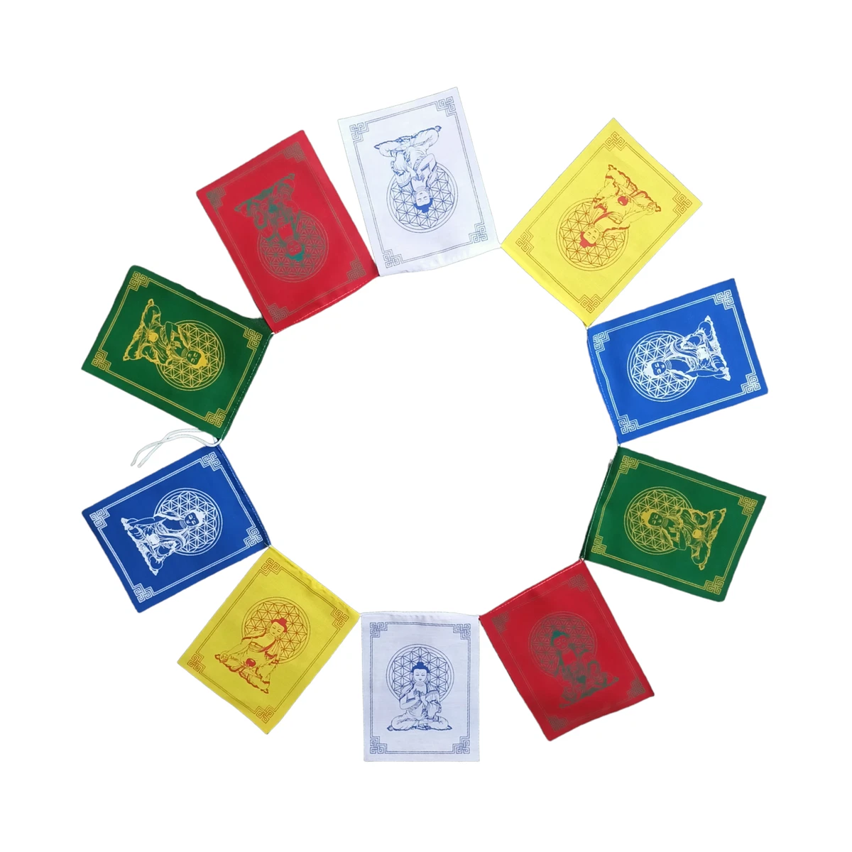 Buddhist Prayer Flags Symbols
