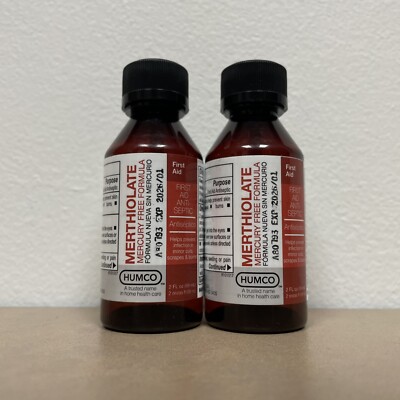 Humco - Methiolate mercury free formula (Pack Of 2) 2 Fl Oz | eBay