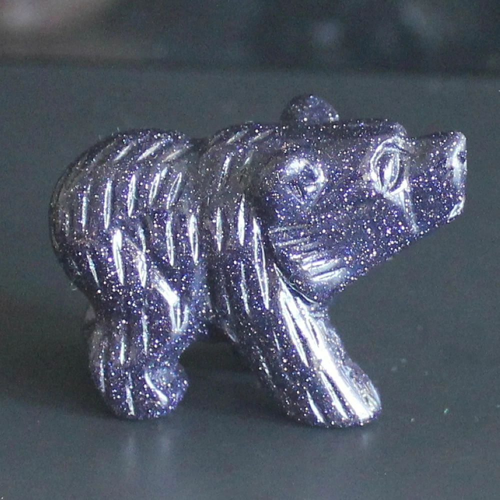 Carved Gemstone Animal Figurines