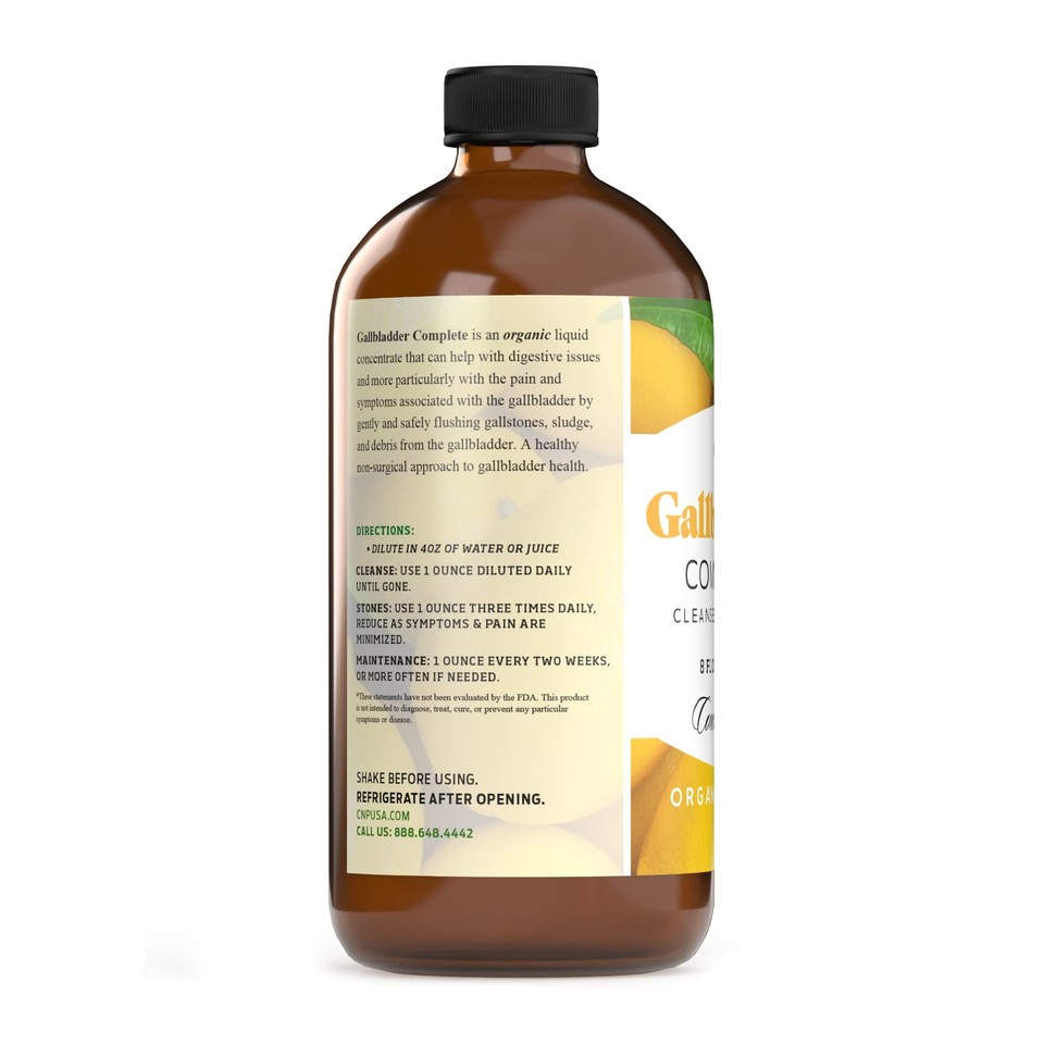 Gallbladder Complete 8oz Organic Liquid Concentrate - Digestive Vinegar ...