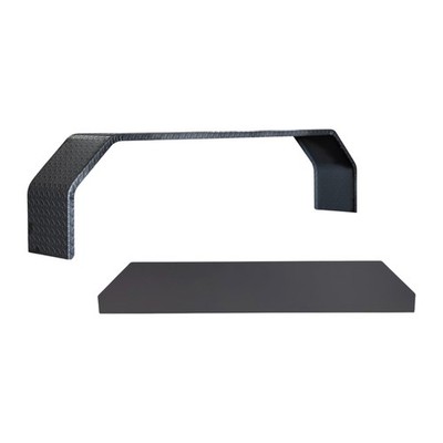 Tandem Axle 10x72 Steel Tread Plate Double Broke Trailer Fender Kit | eBay