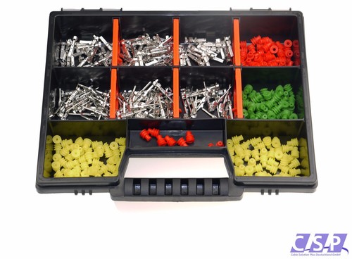 AMP Superseal Sortiment Stecker Stift Buchse Seal 400 Teile KFZ, LKW ...