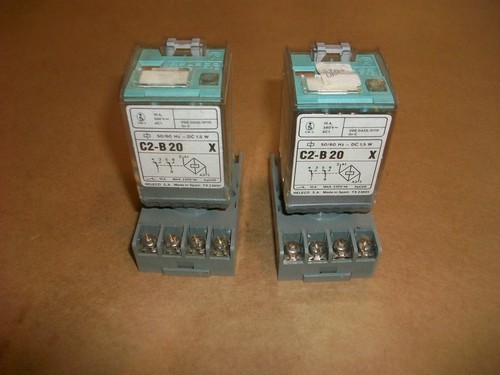 2pc Releco Relay C2-B20X 24v AC/DC coil USED | eBay