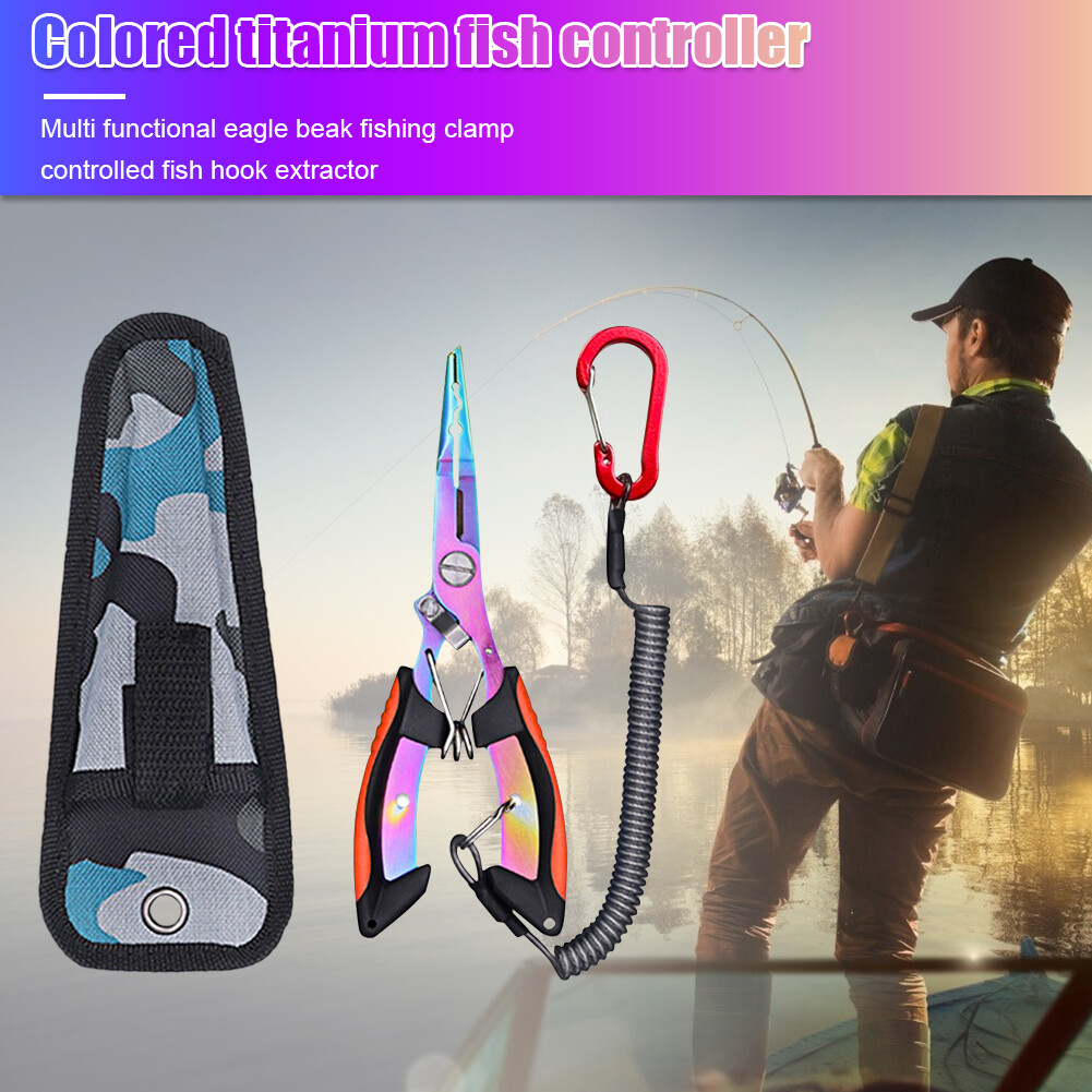 Braid Line Cutters with Hand Rope Lure Fishing Hook Pliers Tackle ...