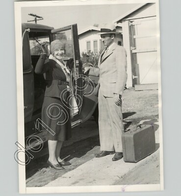 Evangelist MINNIE "MA' KENNEDY Returning to HERMOSA BEACH. 1931 Press ...