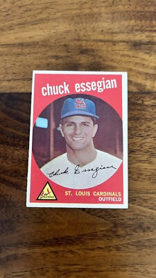 1959 Topps #278 Chuck Essegian Cardinals EX+ | eBay