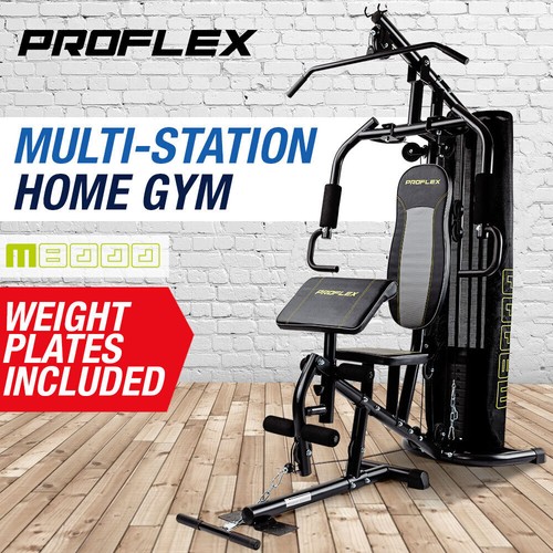 PROFLEX Multi-Function Home Gym Weight Station Fitness Equipment Press ...