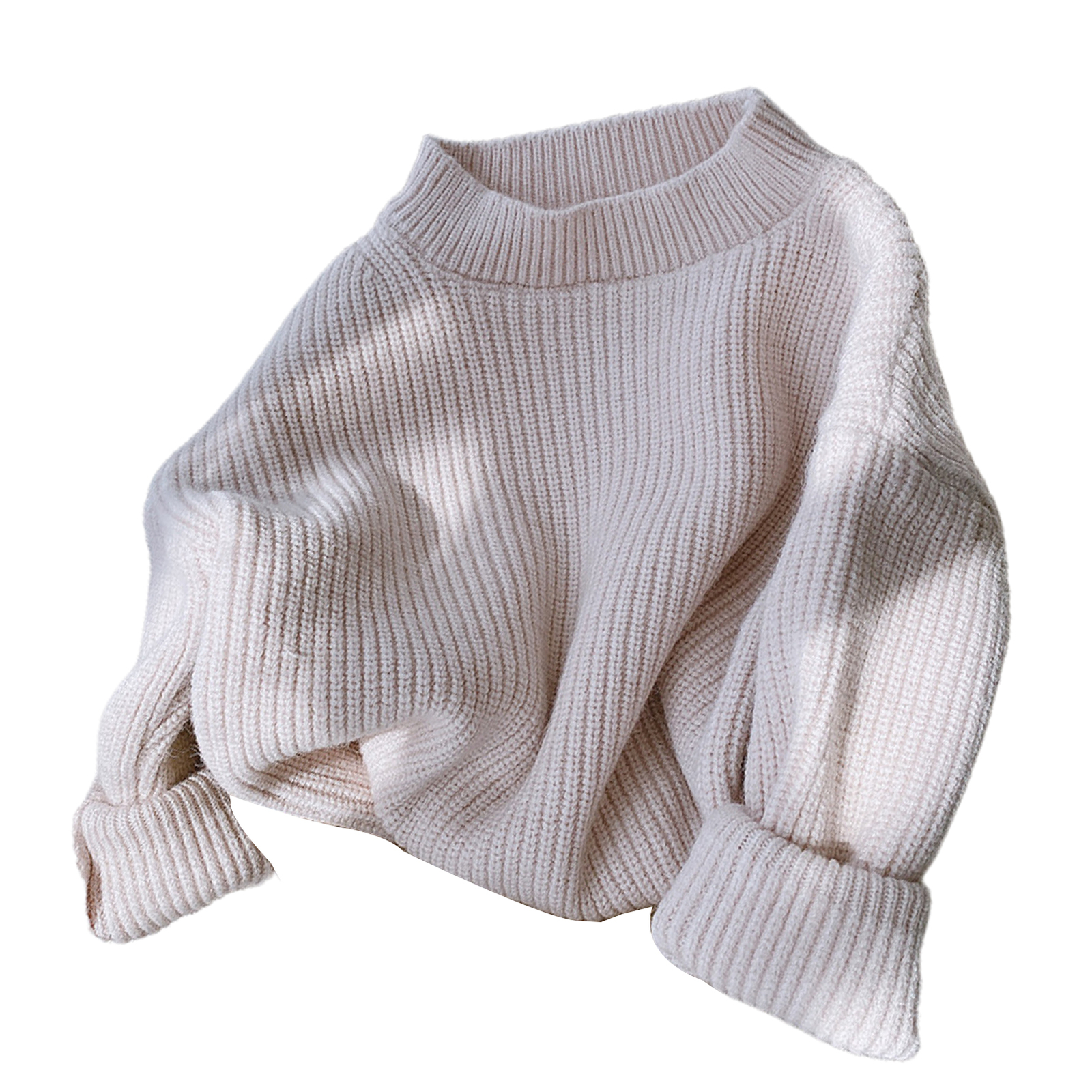 Girls Shirt Round Neck Comfortable Fashion Baby Girls Knitted Sweater ...