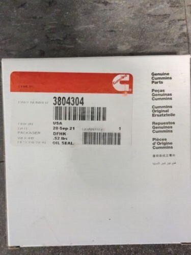 New Genuine OEM Cummins Drive Oil Seal M11 3804304 New Sealed Box | eBay