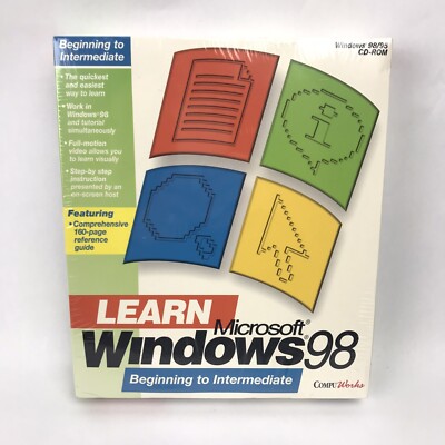 Microsoft Office 98 CD ROM Compu Works Learn Beginning to Intermediate ...