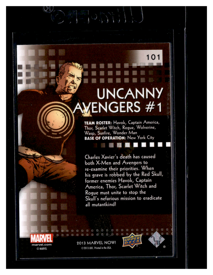 2013 Upper Deck Marvel Now! - Cutting Edge Covers #101 Uncanny Avengers ...