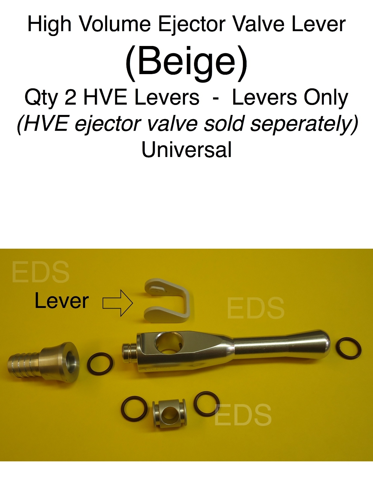 Dental HVE High Volume Evacuator Valve Lever - (Levers only) Beige Qty ...