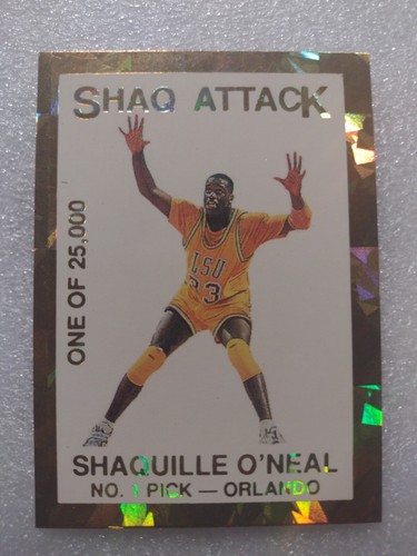 Shaquille O’Neal Rookie Shaq Attack Promo Card | eBay
