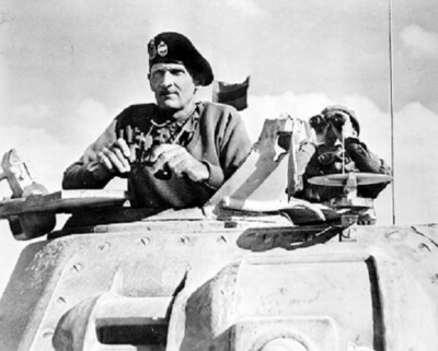 General Bernard L. Montgomery command tanks in Africa WWII 8x10 Photo ...