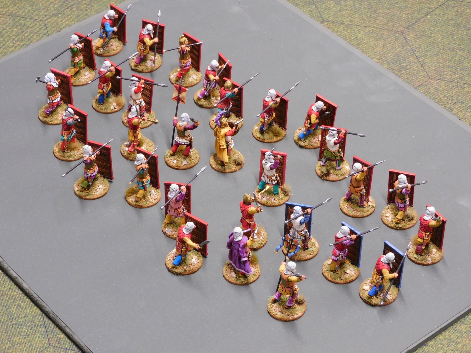 Painted 28mm Victrix Ancient Persian Armored Spearmen (Entire Set, 30 ...