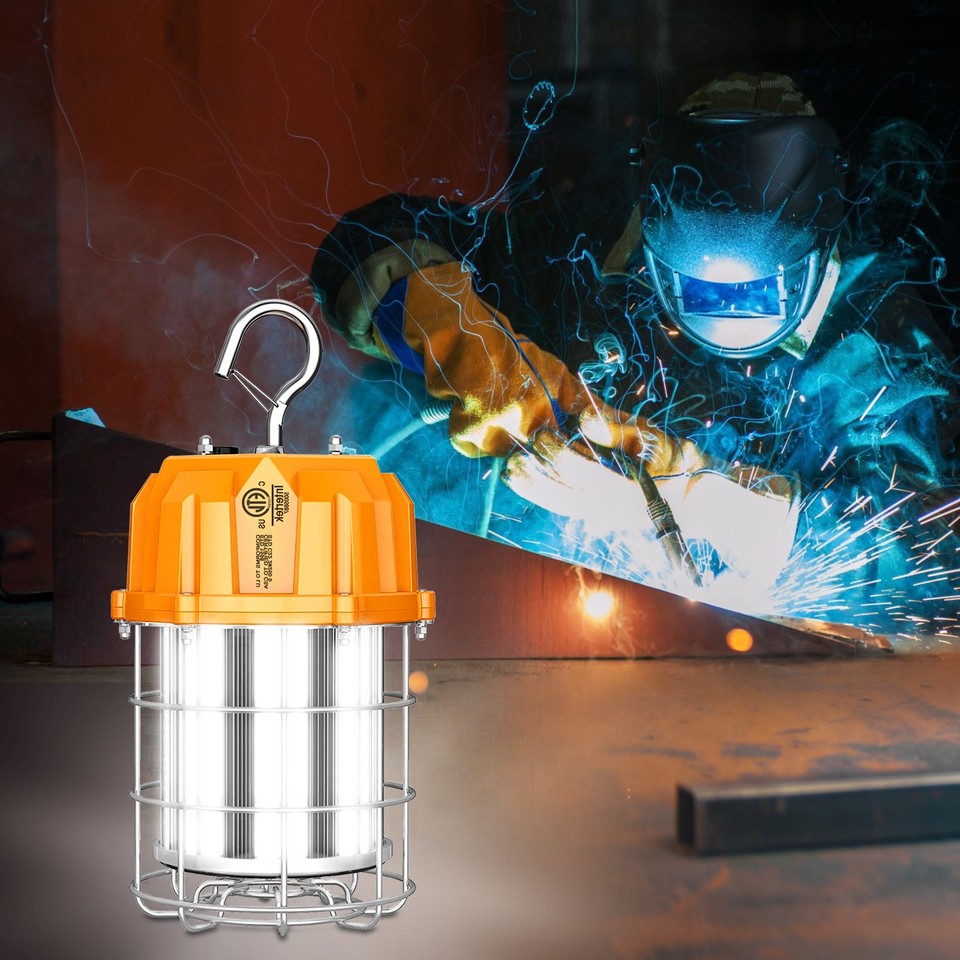 LED Temporary Work Lights 100W 5000K Construction Jobsite Lighting ETL ...