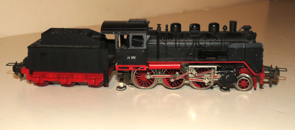 Marklin AC HO German DB BR 24 058 STEAM LOCOMOTIVE and TENDER | eBay