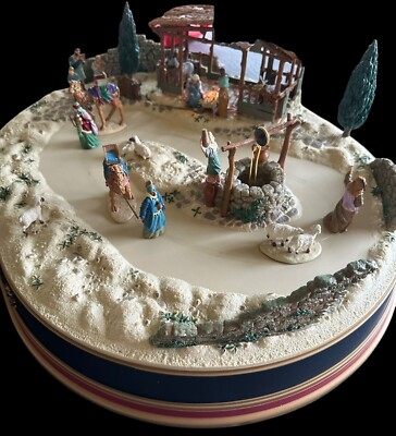 Vintage Mr Christmas Musical Christmas in Bethlehem Animated Nativity ...
