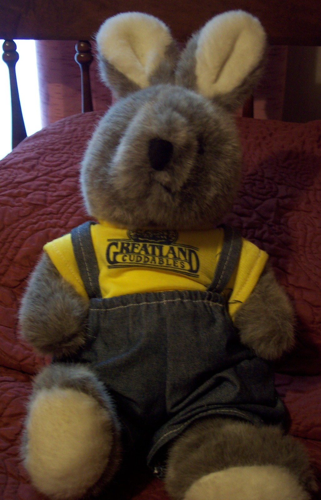 Adorable Gray Bunny Rabbit "Greatland Cuddables" Target Plush Dayton ...