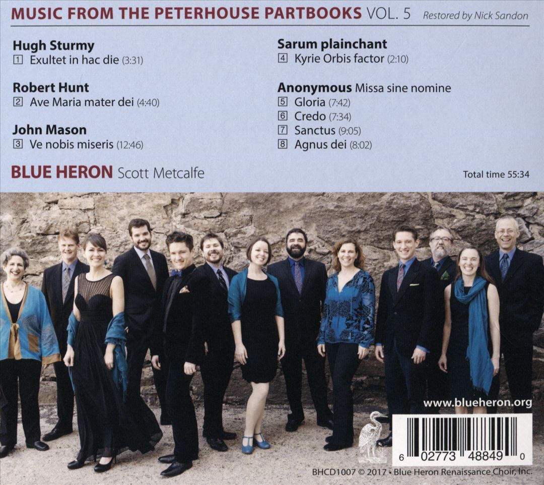 ANONYMOUS: MISSA SINE NOMINE; JOHN MASON: VE NOBIS MISERIS; ROBERT HUNT ...