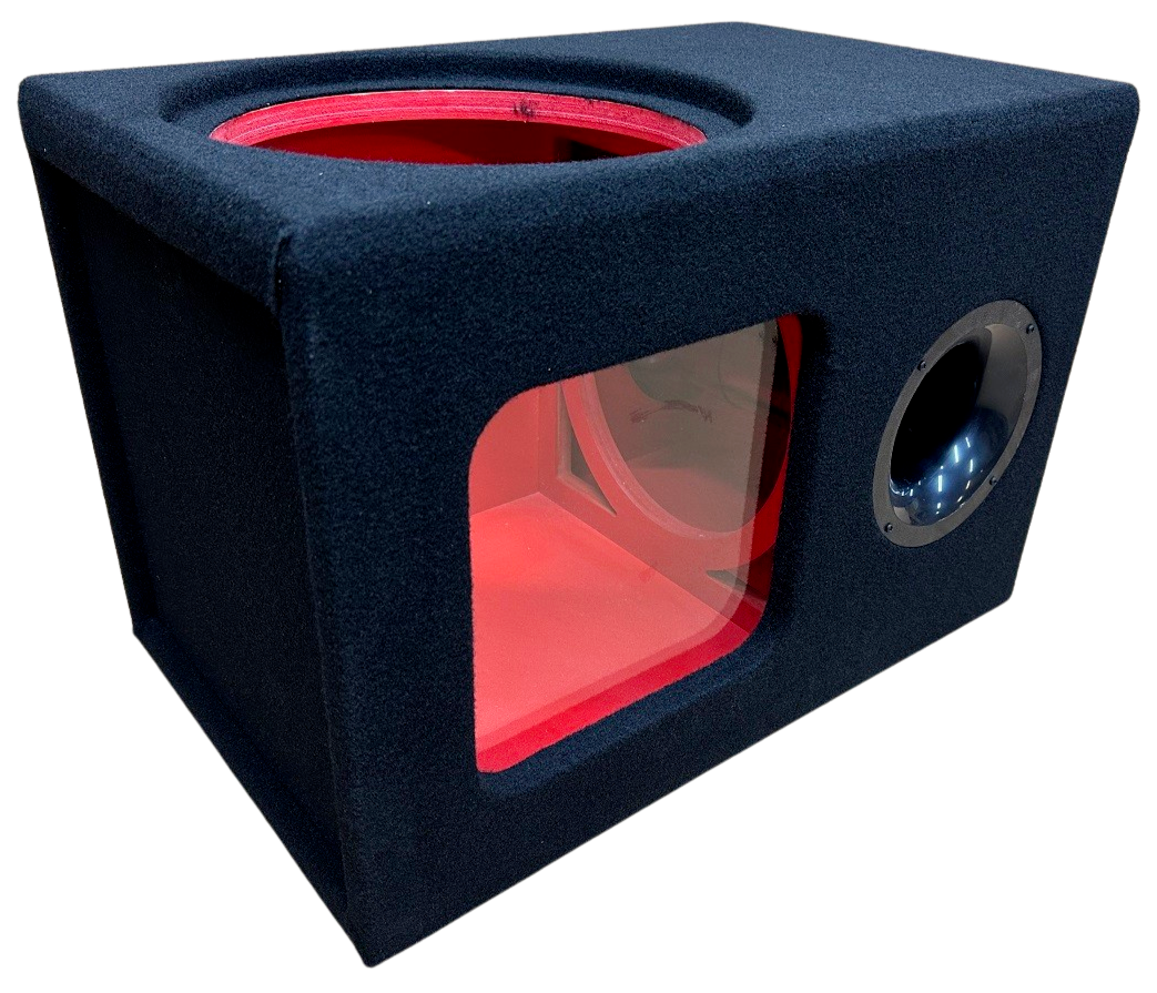 Custom Ported Sub Box Enclosure for a 12" JL Audio 12W7 12W7AE-3 W7 RED ...