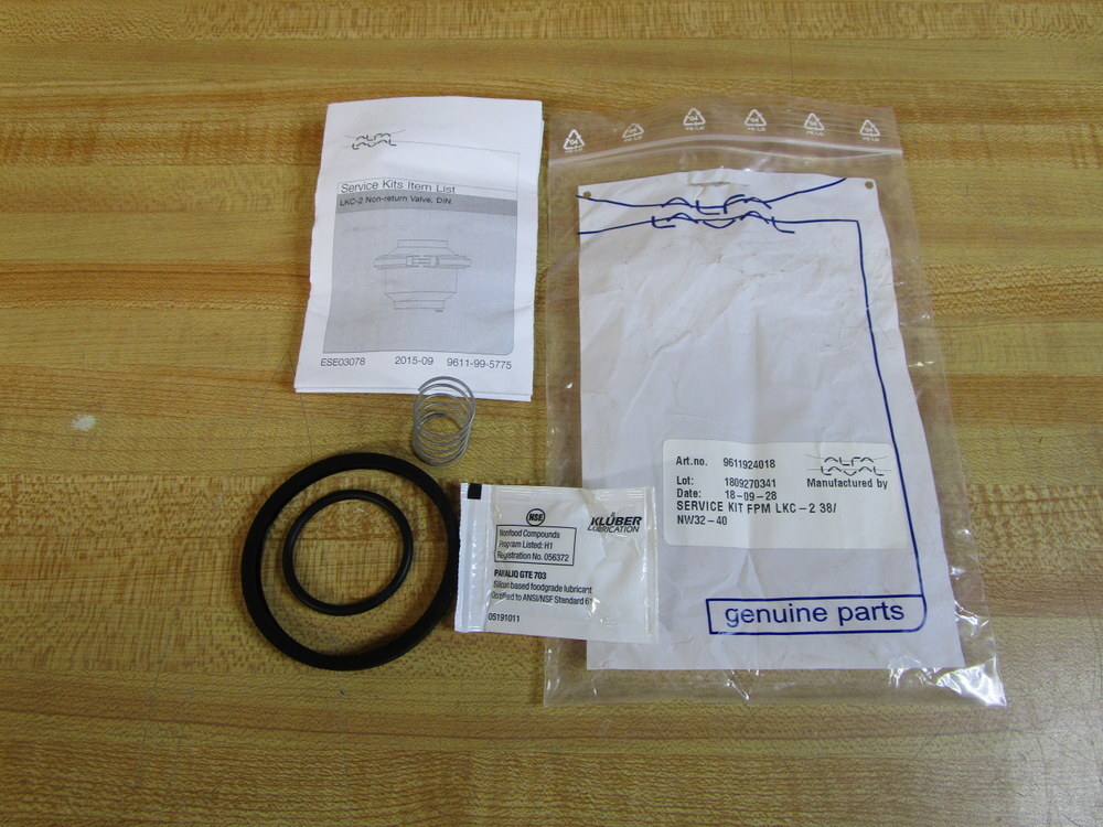 Alfa Laval 9611924018 Service Kit FPM LKC-1 38/NW32-40 | eBay